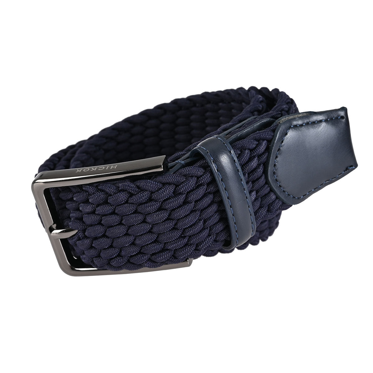 Cinturón Trenzado Stretch Azul Midnight - Hickok